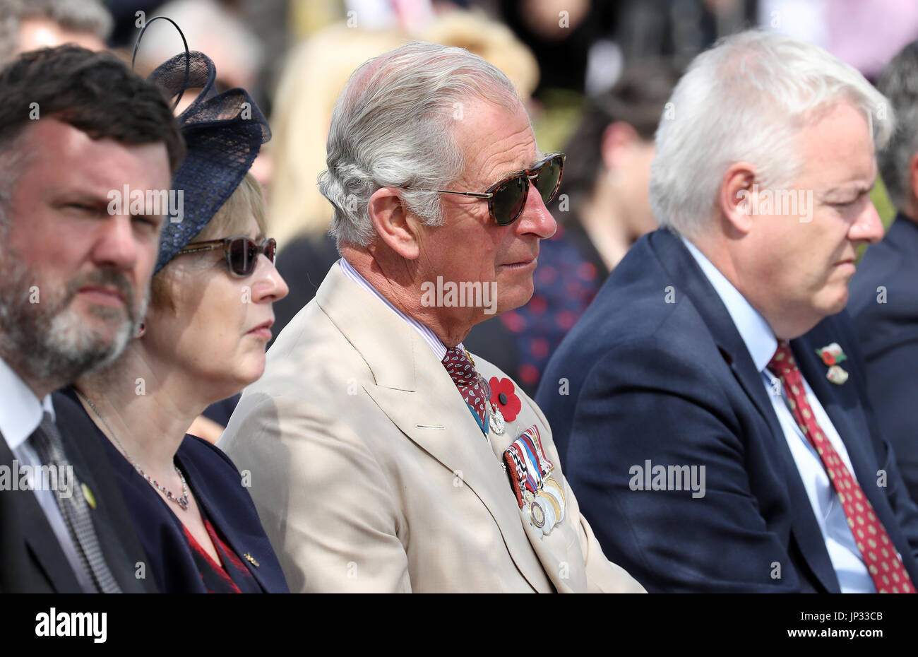 The Prince of Wales attending the Welsh National Service of Remembrance ...