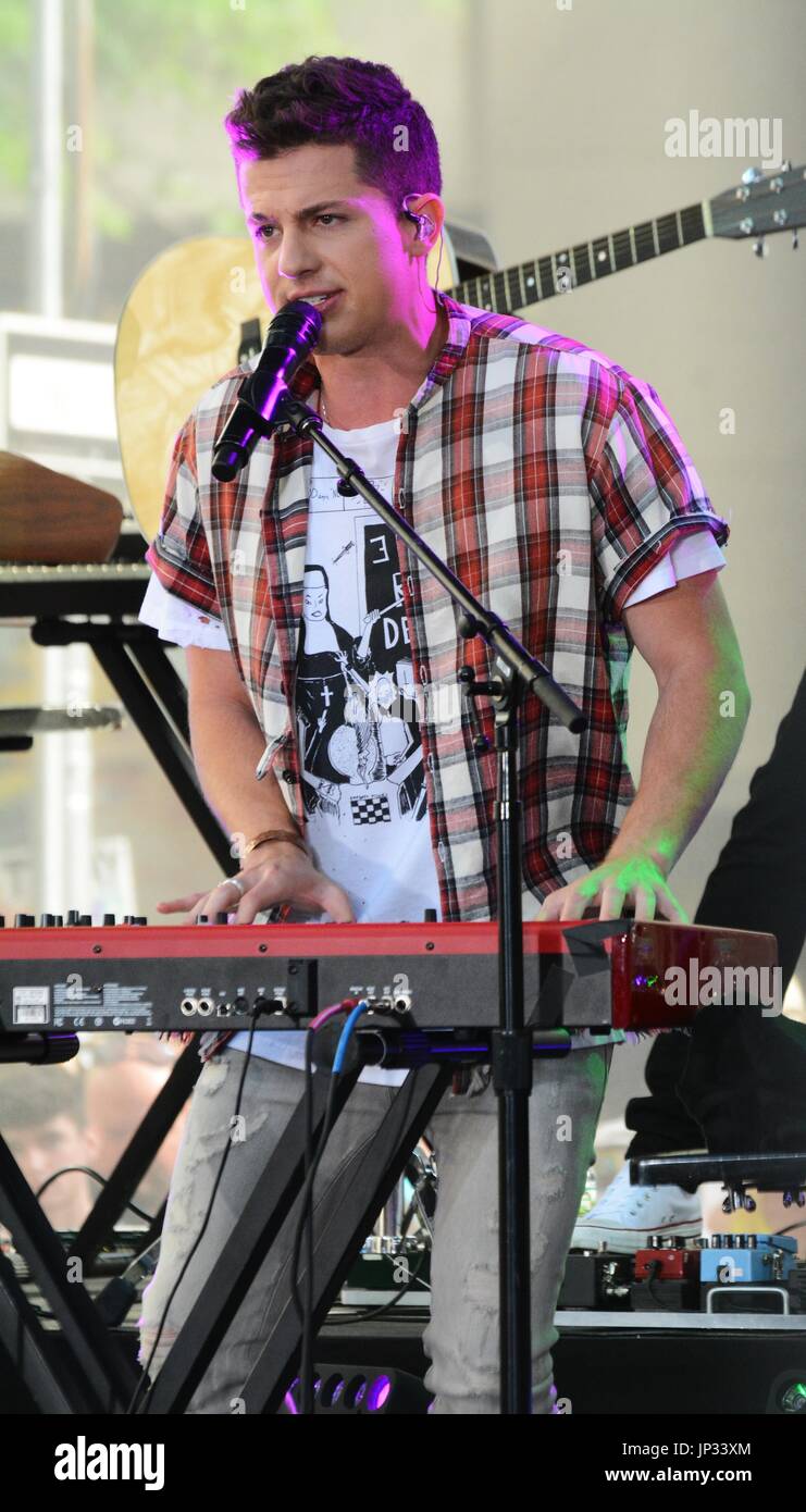 Charlie Puth Performs At The Today Show NYC Featuring: Charlie Puth ...