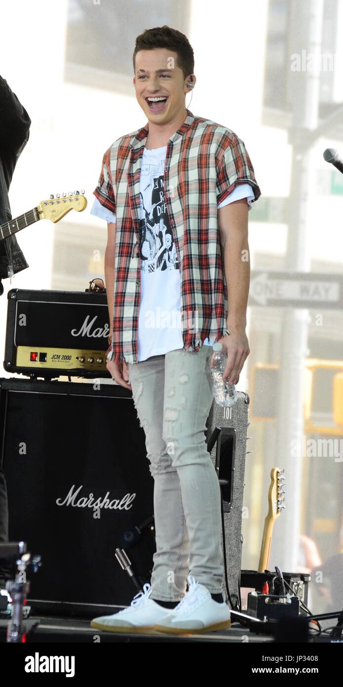Charlie Puth Performs At The Today Show NYC Featuring: Charlie Puth ...