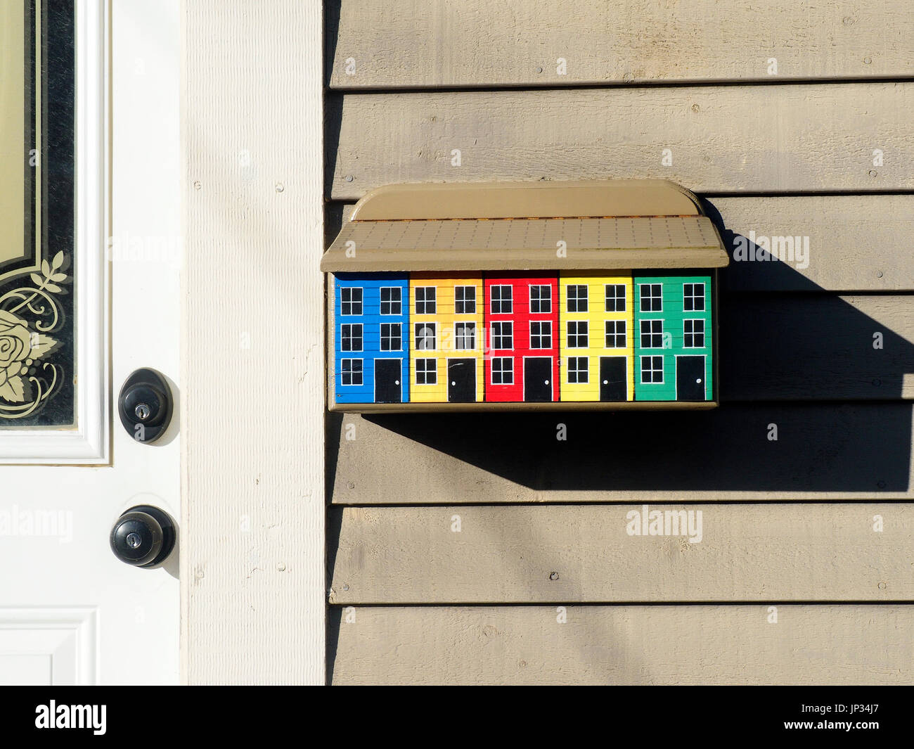 Colorful Row Houses St. John's Newfoundland Stock Photo - Alamy