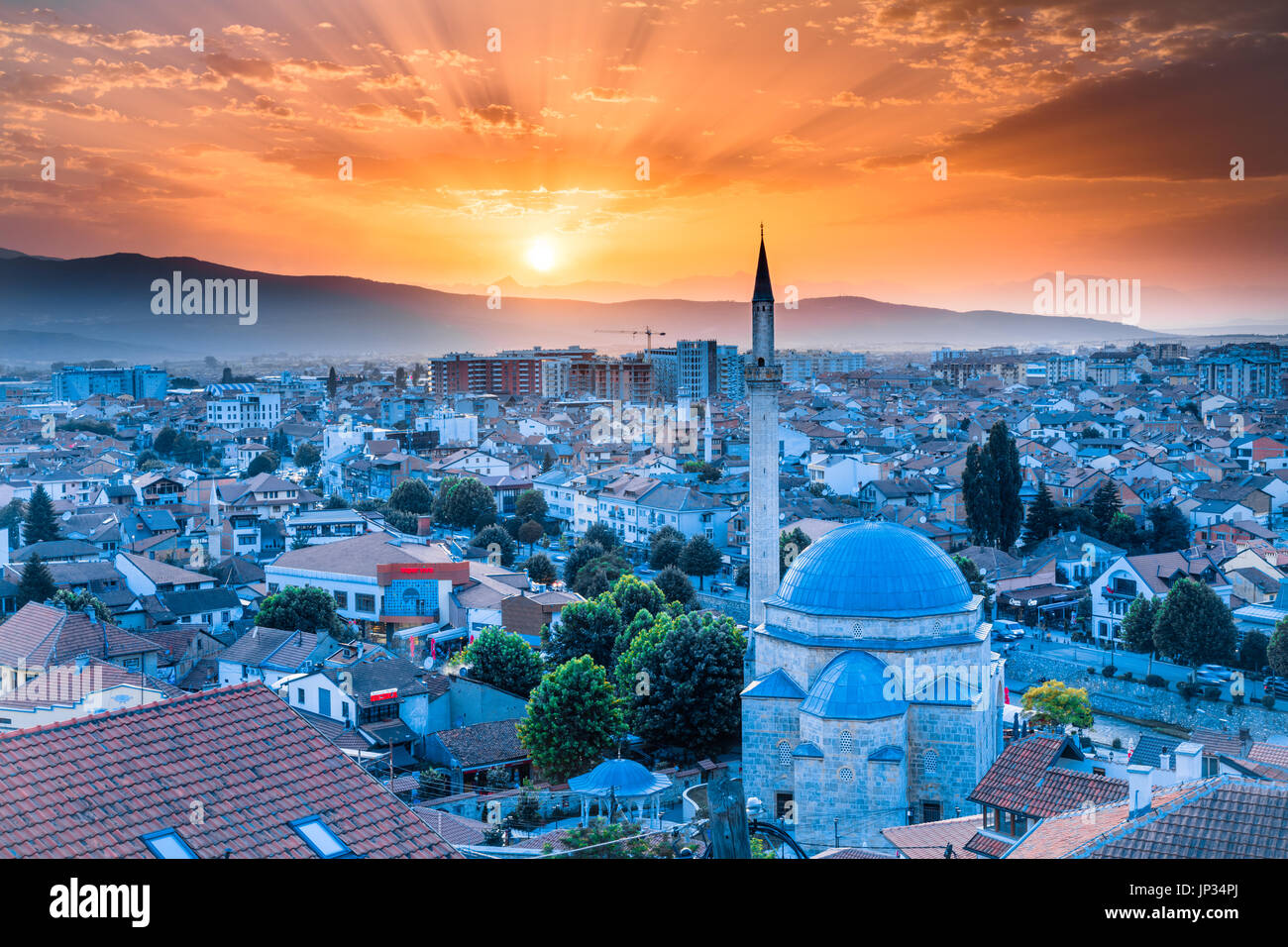 Europe, Kosovo, Prizren, Historic city on banks of Prizren Bistrica ...