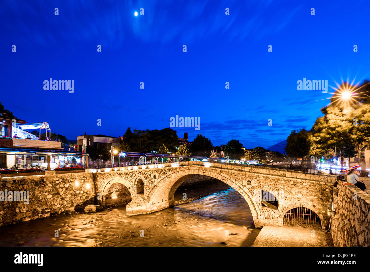 Europe, Kosovo, Prizren, Historic city on banks of Prizren Bistrica ...
