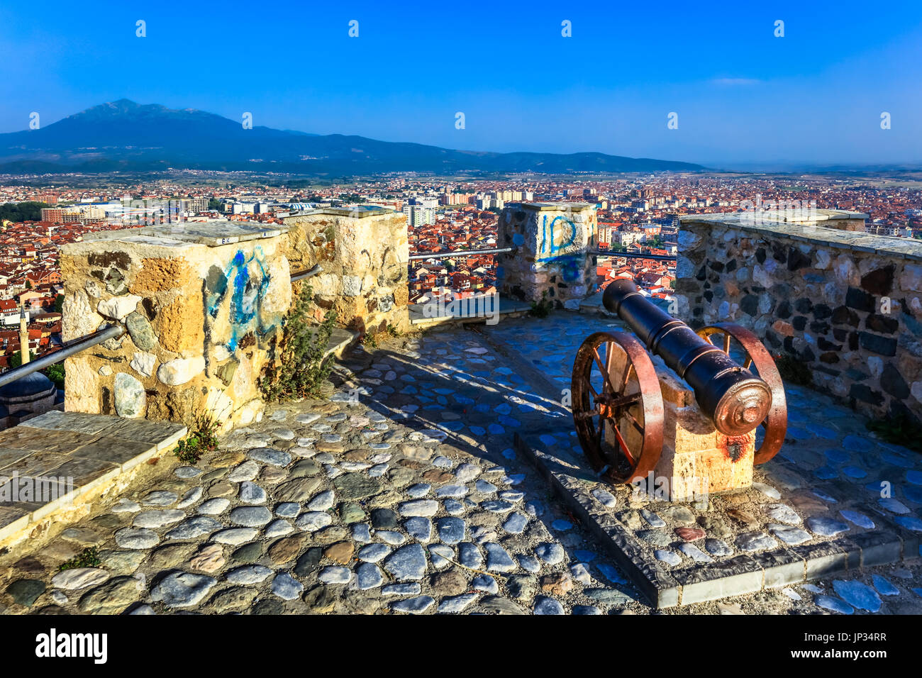 Europe, Kosovo, Prizren, Historic city, Prizren Fortress, Призренски ...