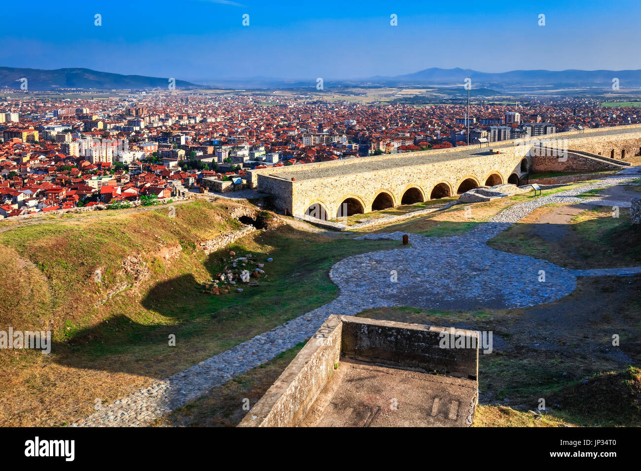Europe, Kosovo, Prizren, Historic city, Prizren Fortress, Призренски ...