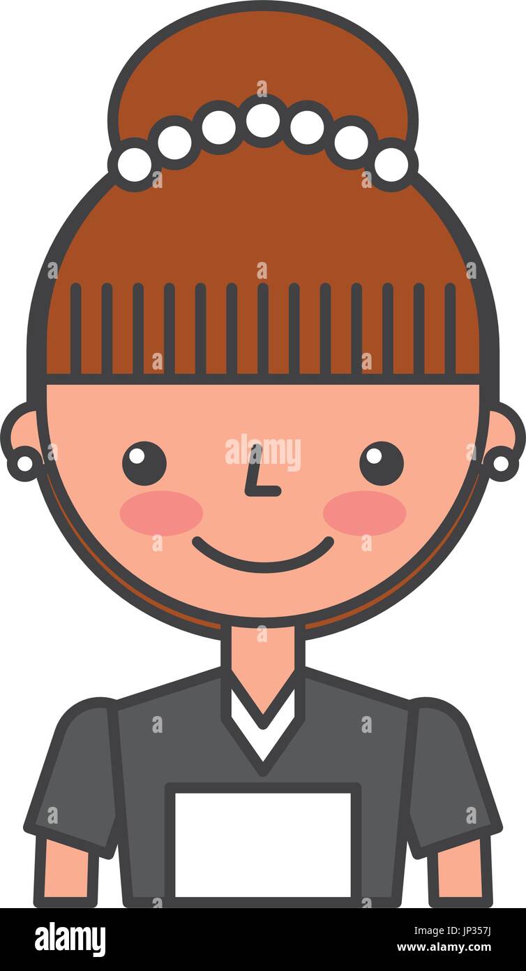 Housekeeper avatar character icon Stock Vector Image & Art - Alamy