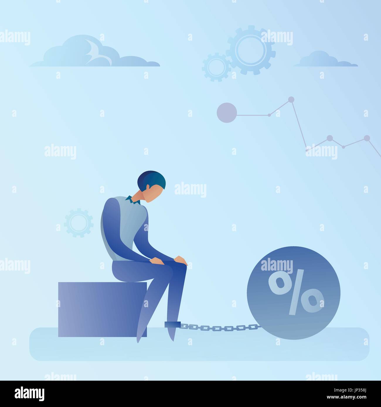Chained legs Stock Vector Images - Alamy