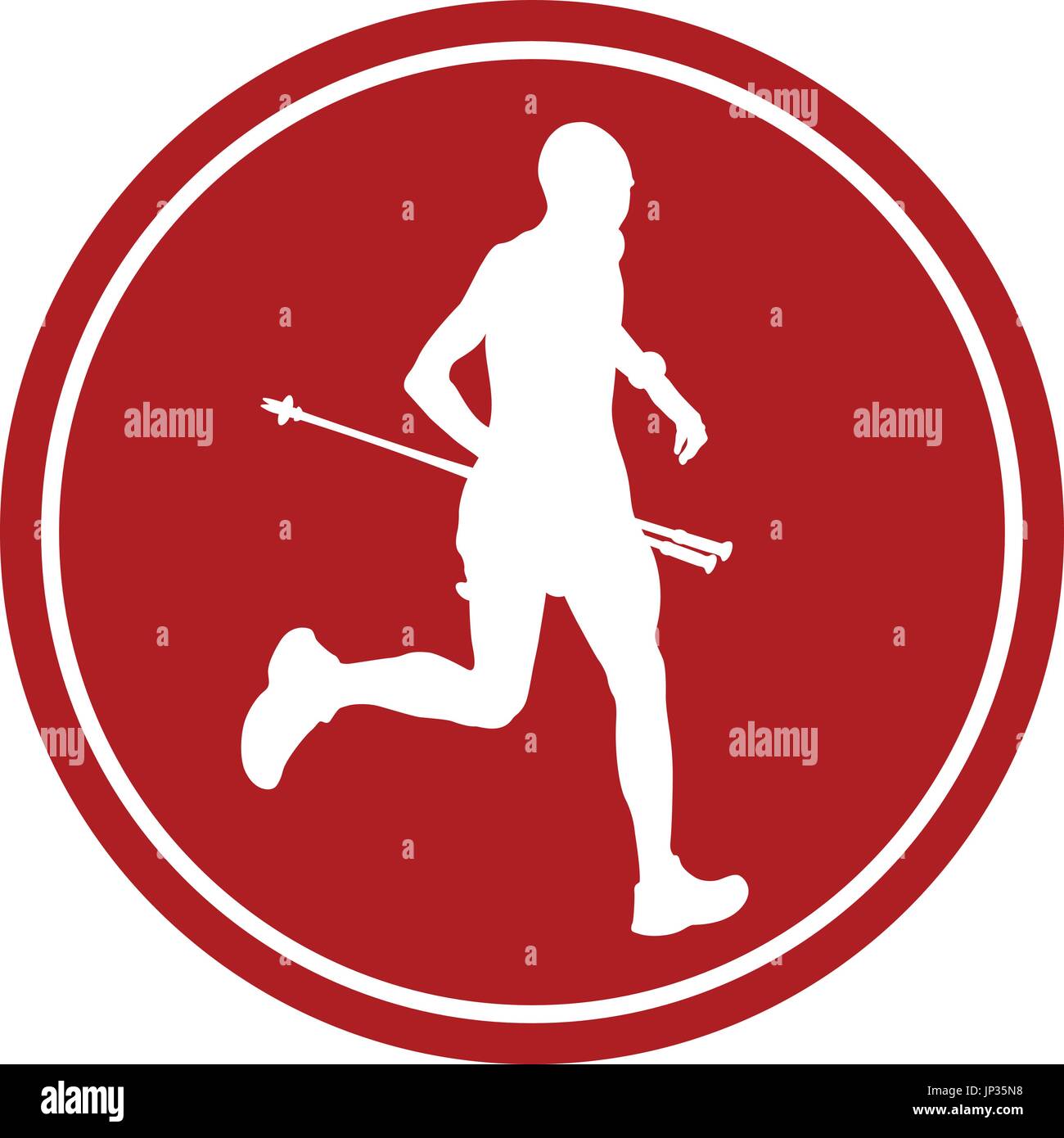 Walking uphill Stock Vector Images - Alamy