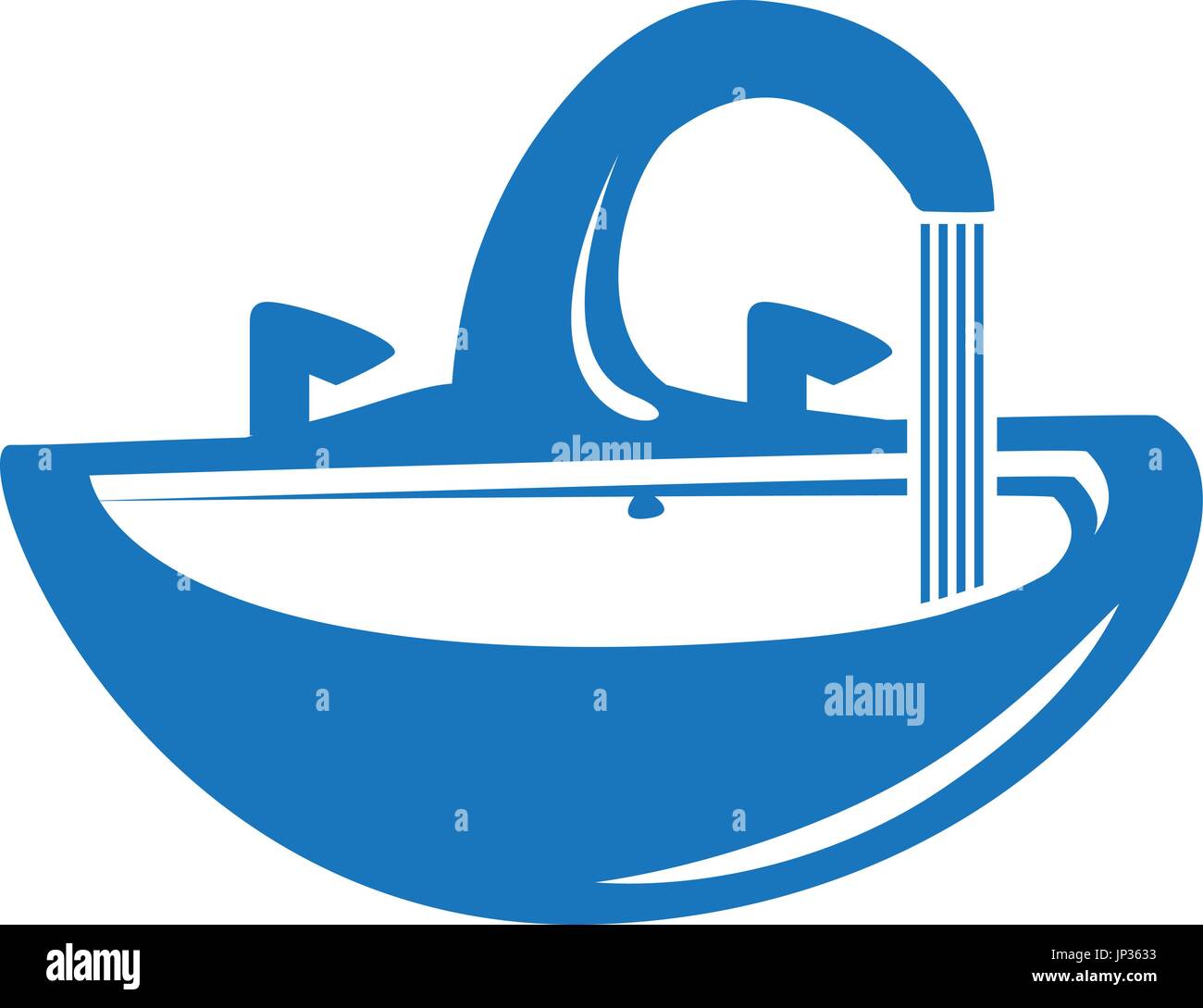 Line faucet drops water Stock Vector Images - Alamy