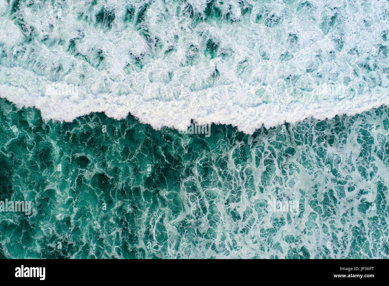 Aerial view of a magnificent ocean wave Stock Photo - Alamy