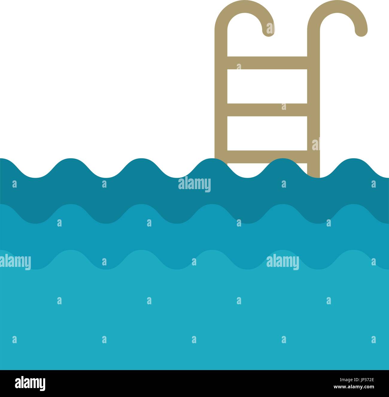 pool with stairs icon Stock Vector Image & Art - Alamy