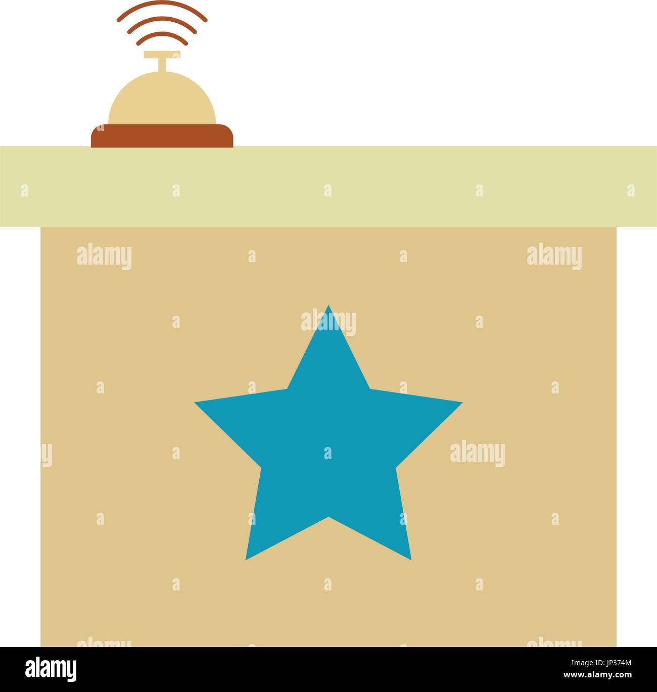Metal door bell Stock Vector Images - Alamy