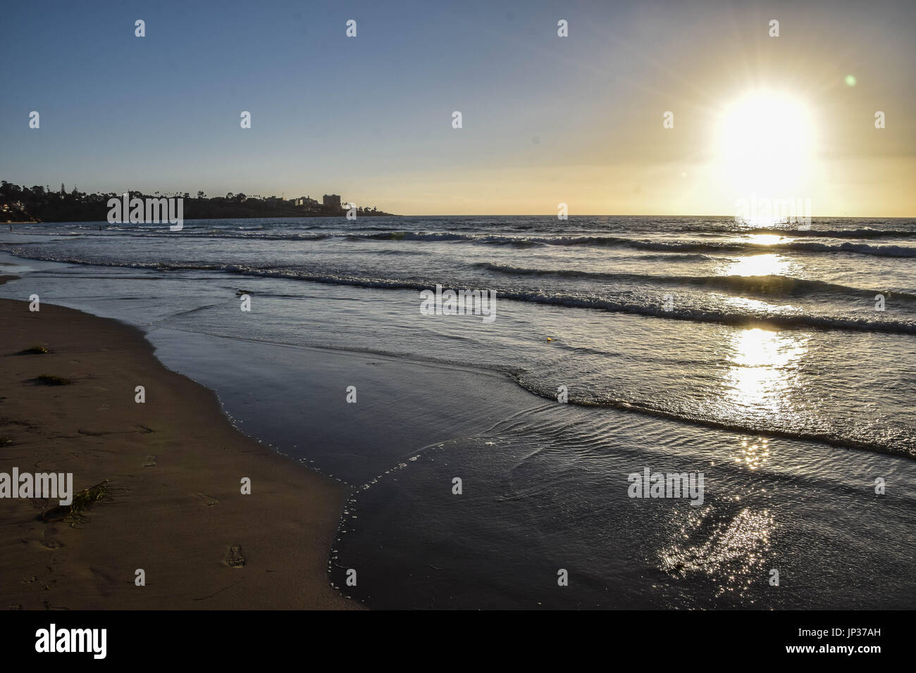 Sunset at La Jolla Stock Photo - Alamy