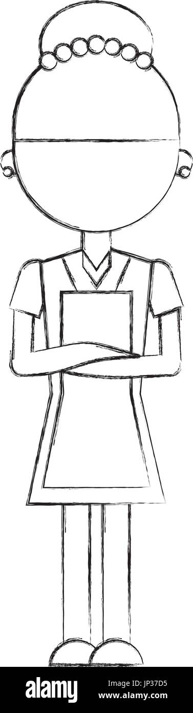 Housekeeper avatar character icon Stock Vector Image & Art - Alamy