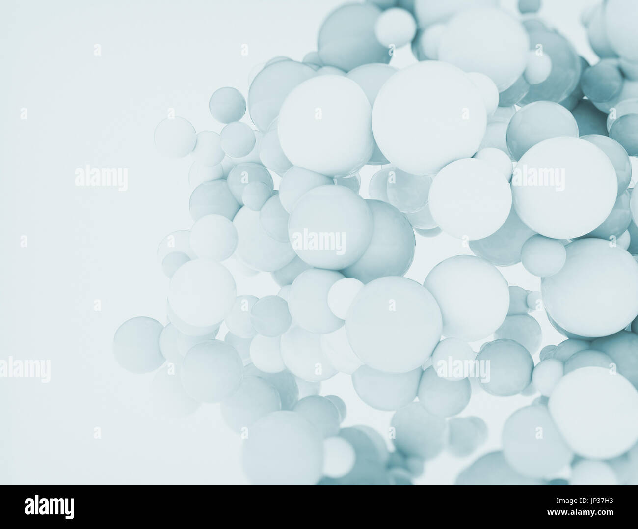 white spheres isolated on white background Stock Photo - Alamy