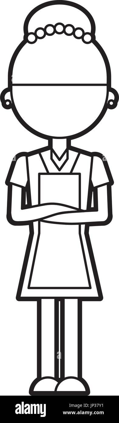 Housekeeper avatar character icon Stock Vector Image & Art - Alamy