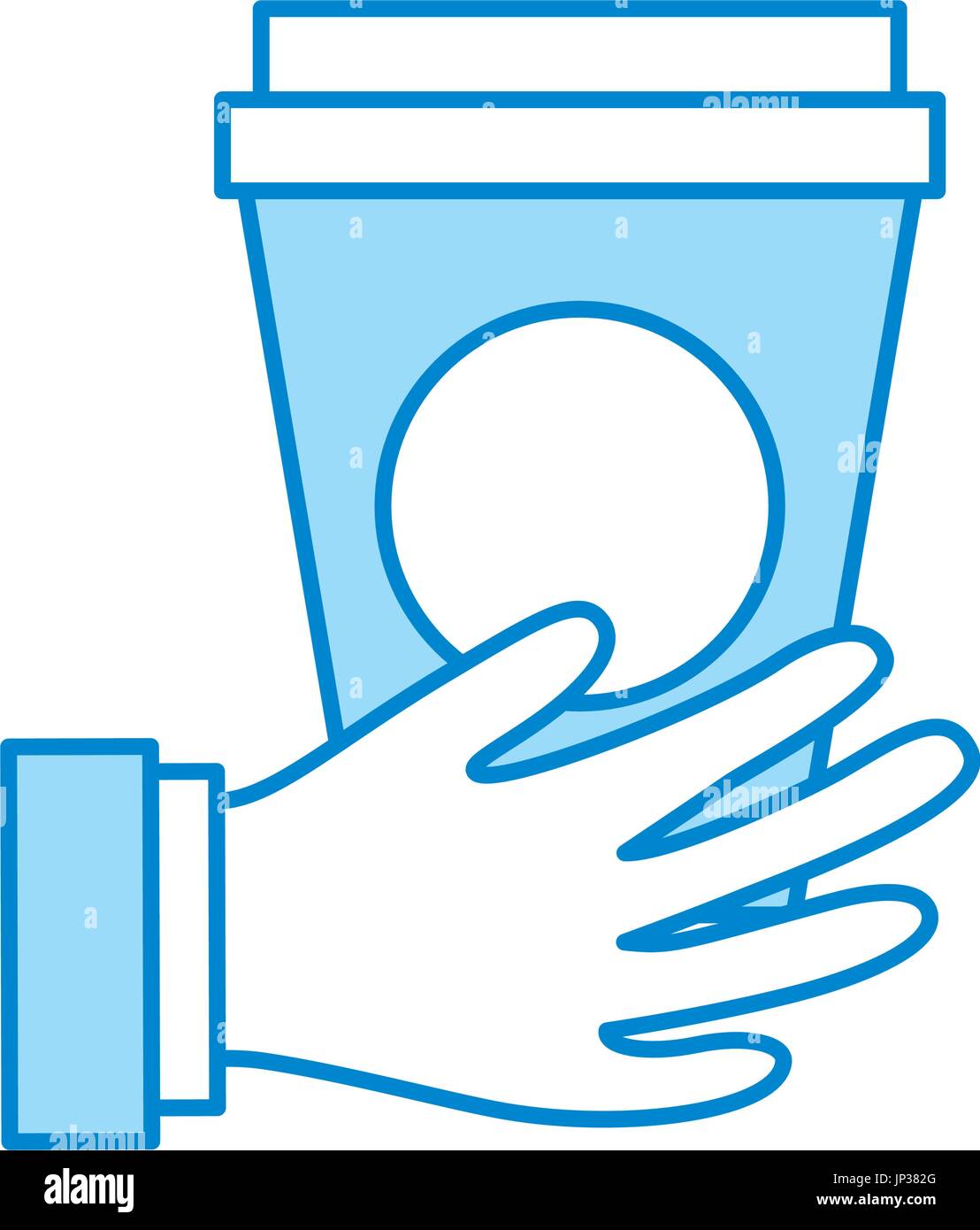 Hand shadow take cup hi-res stock photography and images - Alamy