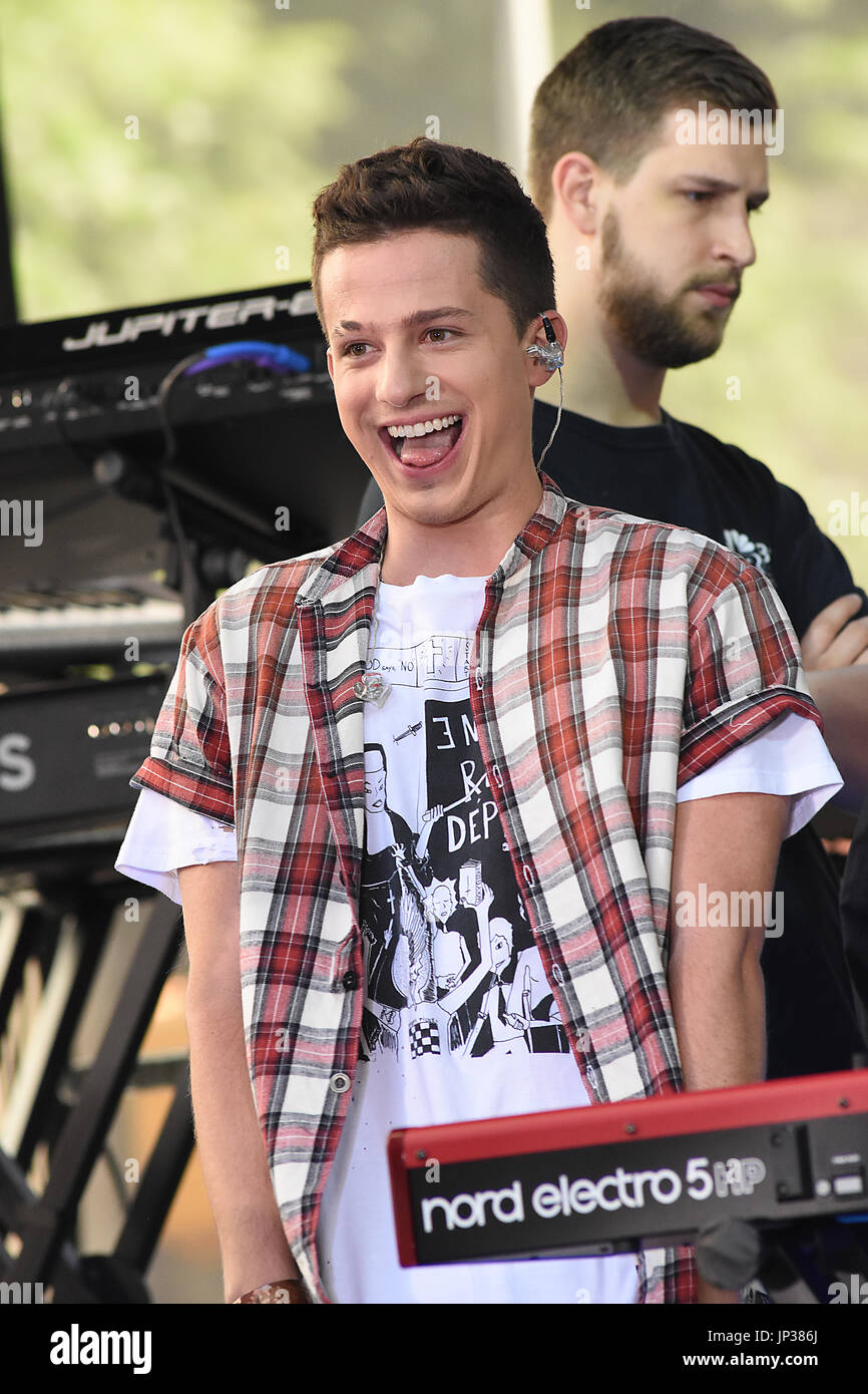 Charlie Puth Performs on the 'Today' show Featuring: Charlie Puth Where ...