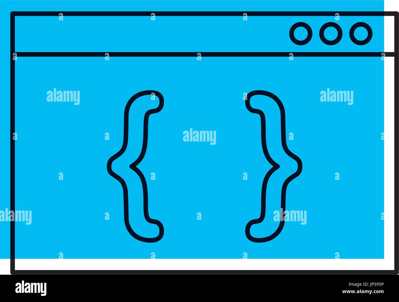 Code brackets icon hi-res stock photography and images - Alamy