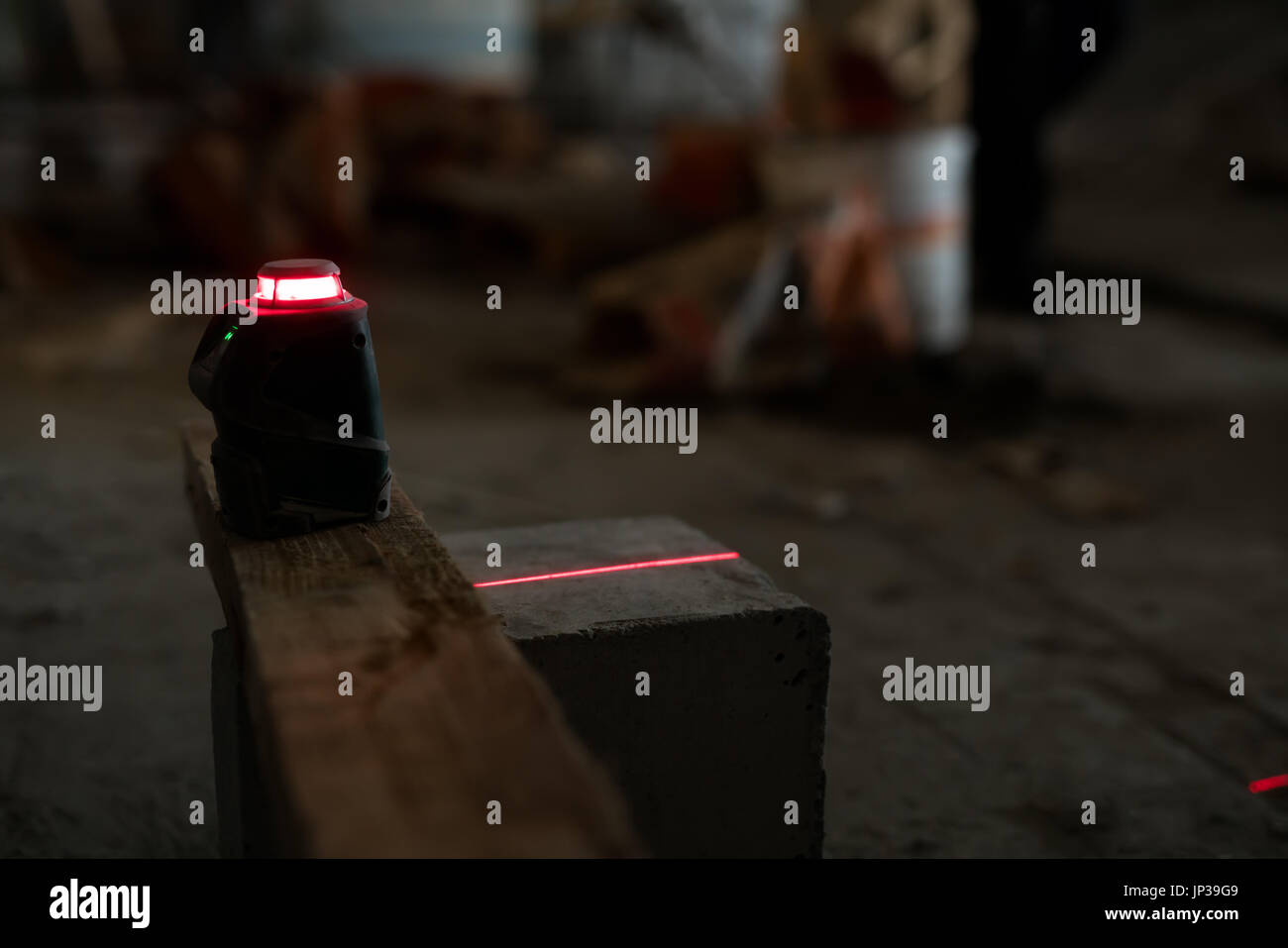 Electronic floor flatness meter Stock Photo - Alamy