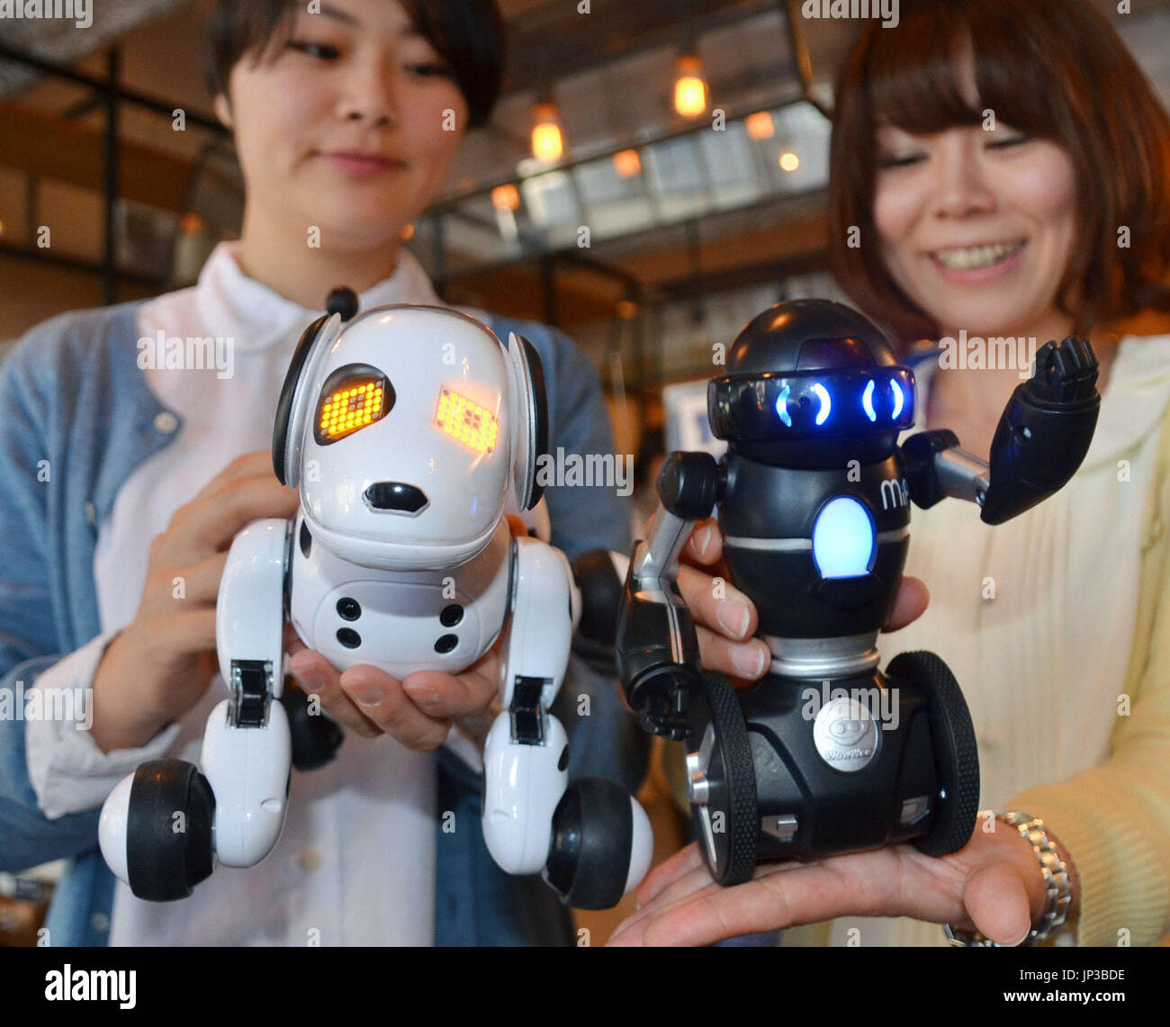 TOKYO, Japan - Toymaker Tomy Co. unveils new entertainment robots ...