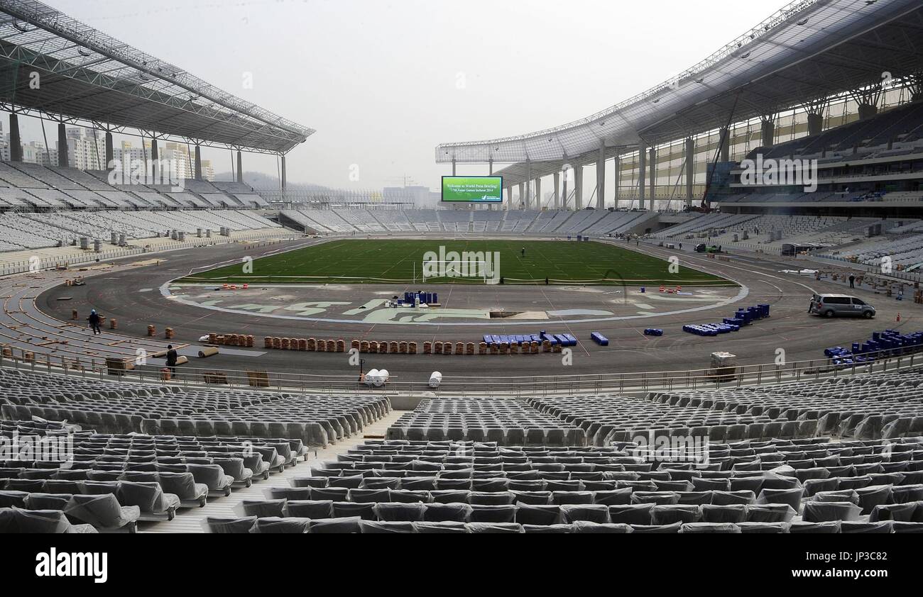 SEOUL, South Korea - The main stadium for the 2014 Incheon Asian Games ...