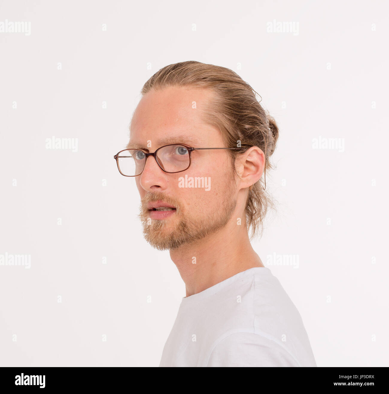 Close up portrait attractive happy hi-res stock photography and images ...
