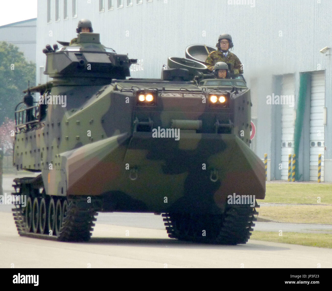 TOKYO, Japan - The Japanese Ground-Self Defense Force displays the AAV7 ...
