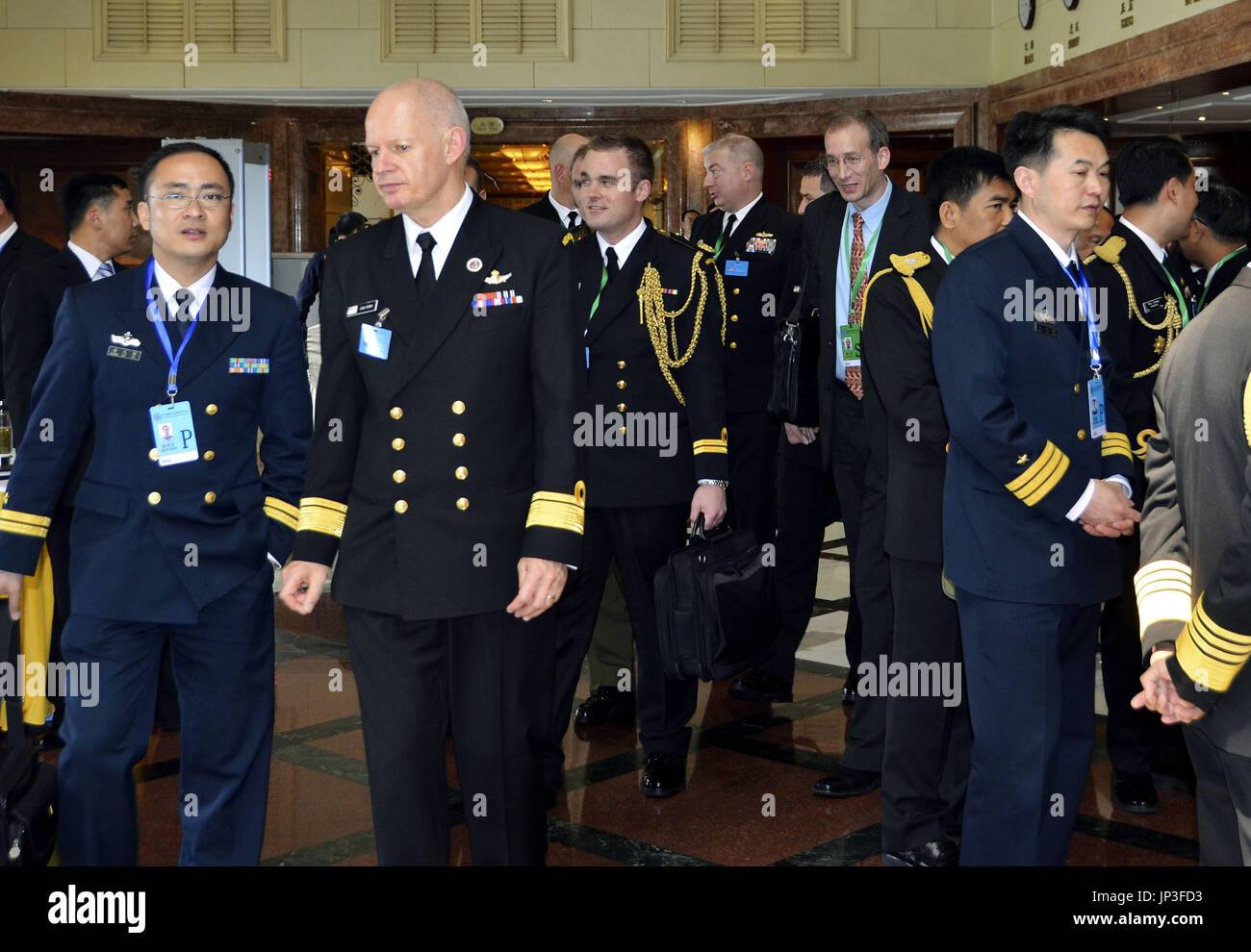 BEIJING, China - Naval officers from more than 20 countries attend the ...