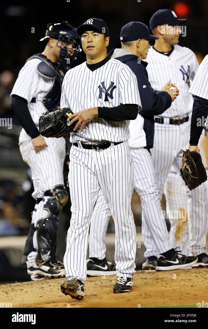 NEW YORK, the United States - New York Yankees starting pitcher Hiroki ...
