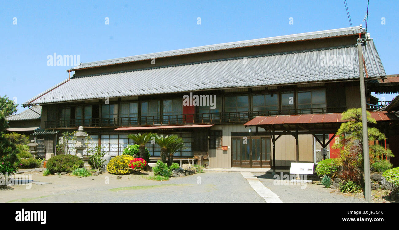 MAEBASHI, Japan - The Tajima Yahei sericulture farm house in Isesaki ...