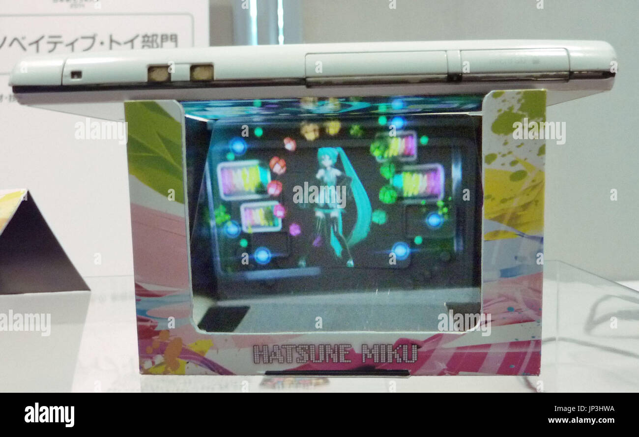 TOKYO, Japan - Photo shows Bandai Co.'s Hako Vision, a toy creating ...