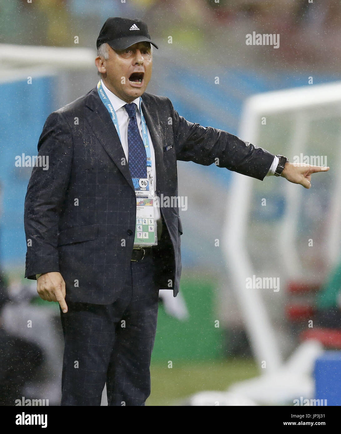 RECIFE, Brazil - Japan coach Alberto Zaccheroni gives instructions ...