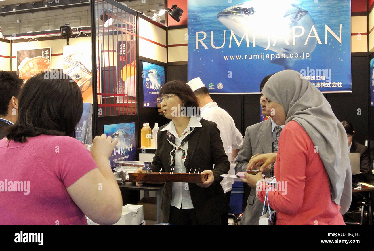 SENDAI, Japan - Yuko Morimatsu of Rumi Japan (Morimatsu Suisan Reito Co.), based in Imabari ...