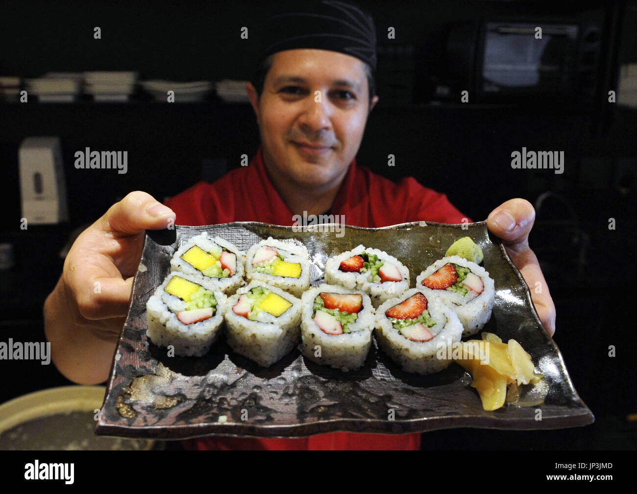 RIO DE JANEIRO, Brazil - A Japanese restaurant in Rio de Janeiro ...
