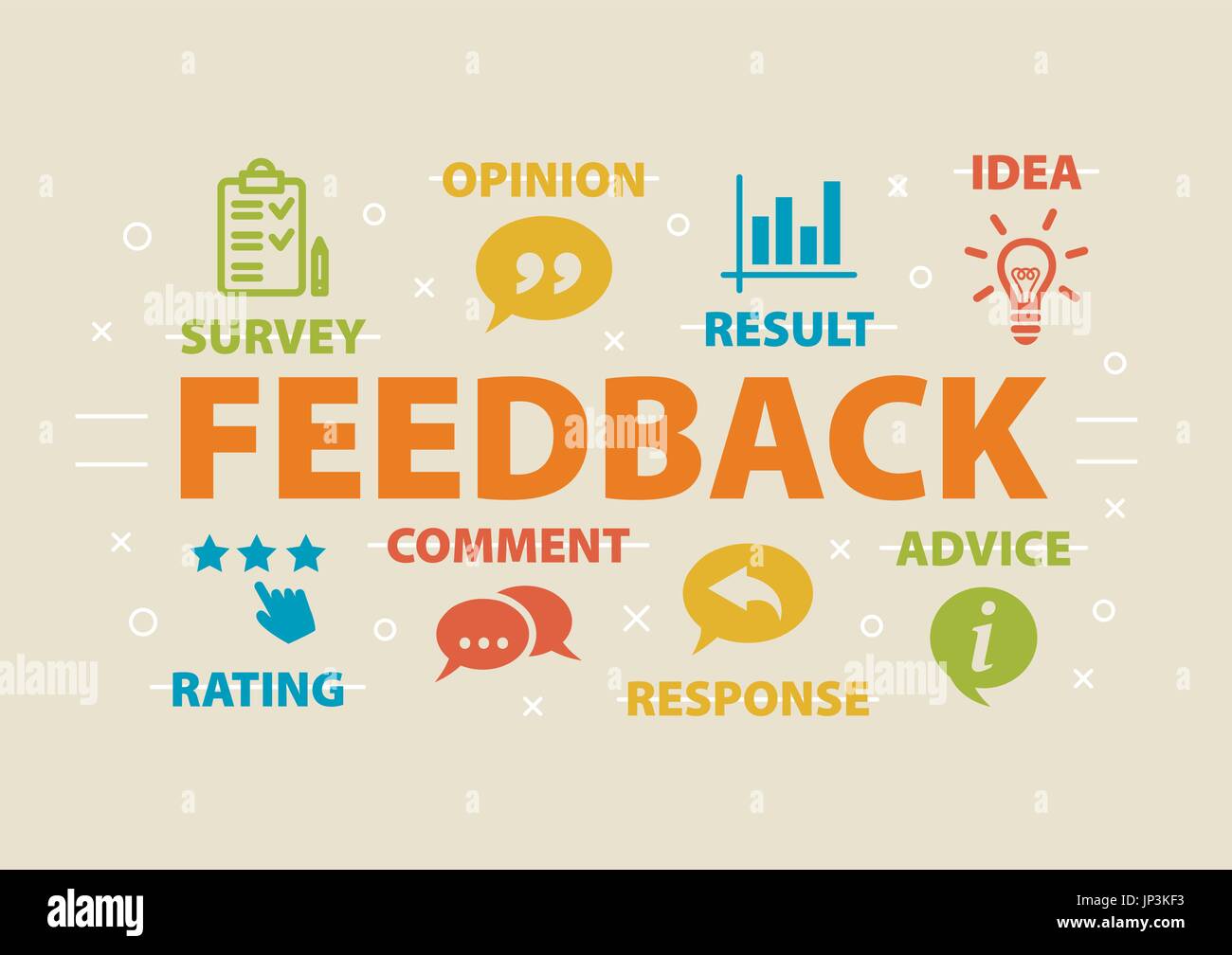 Client feedback icon Stock Vector Images - Alamy