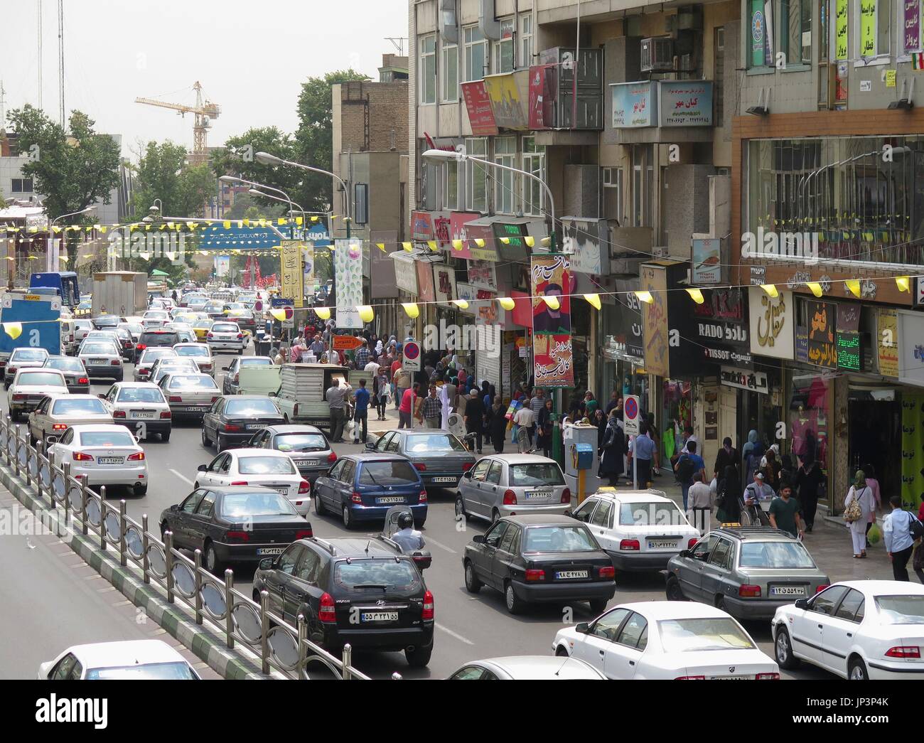 TEHRAN, Iran - A traffic jam in Tehran, Iran, is pictured on July 8 ...