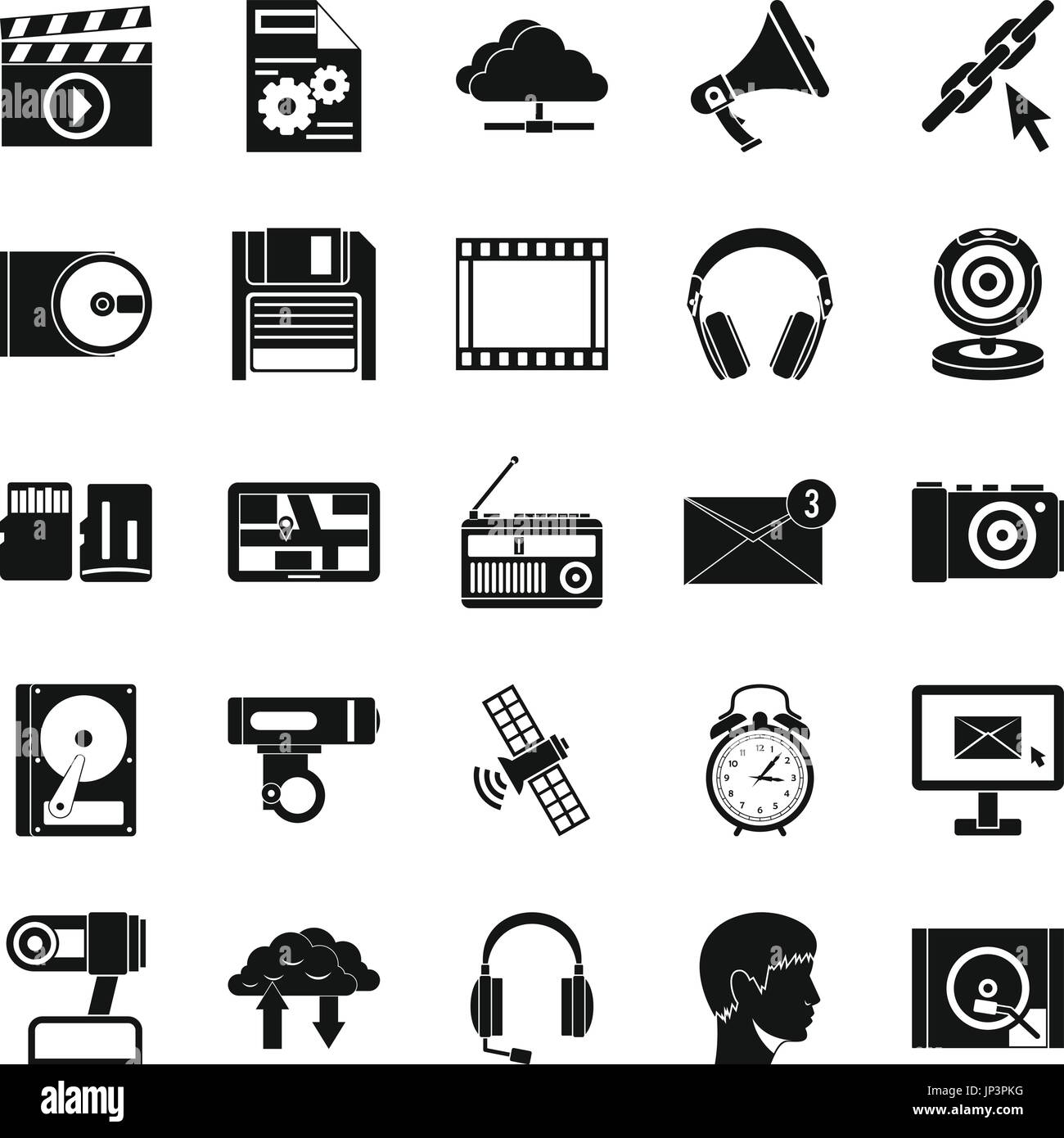 Cloud audio streaming headphone hi-res stock photography and images - Alamy