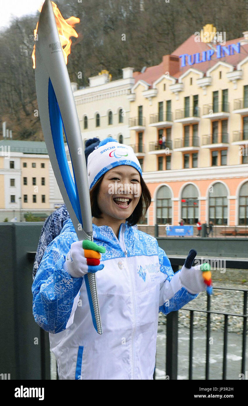 SOCHI, Russia - Mami Sato, a Japanese Paralympian who lost one of her ...