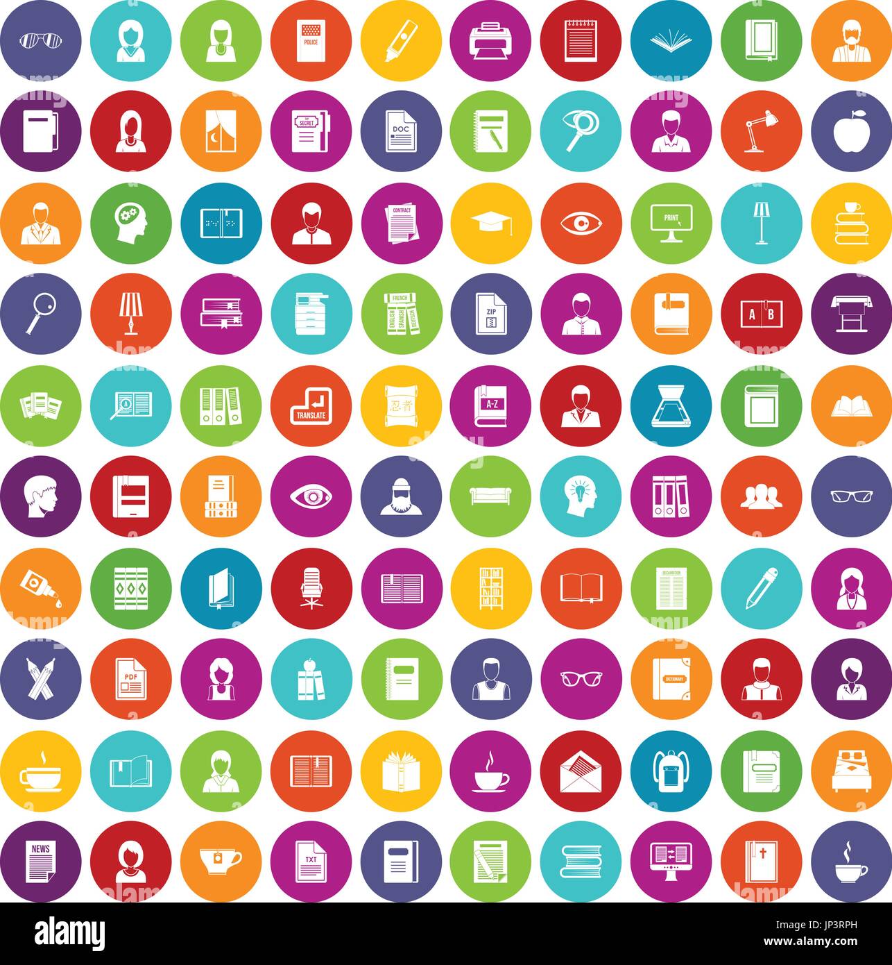 Woman news reader news Stock Vector Images - Alamy