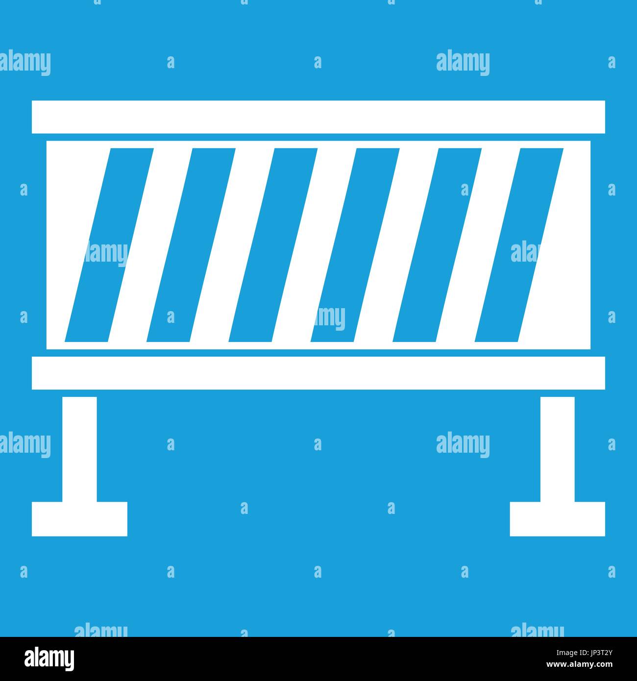 Traffic barrier icon white Stock Vector Image & Art - Alamy