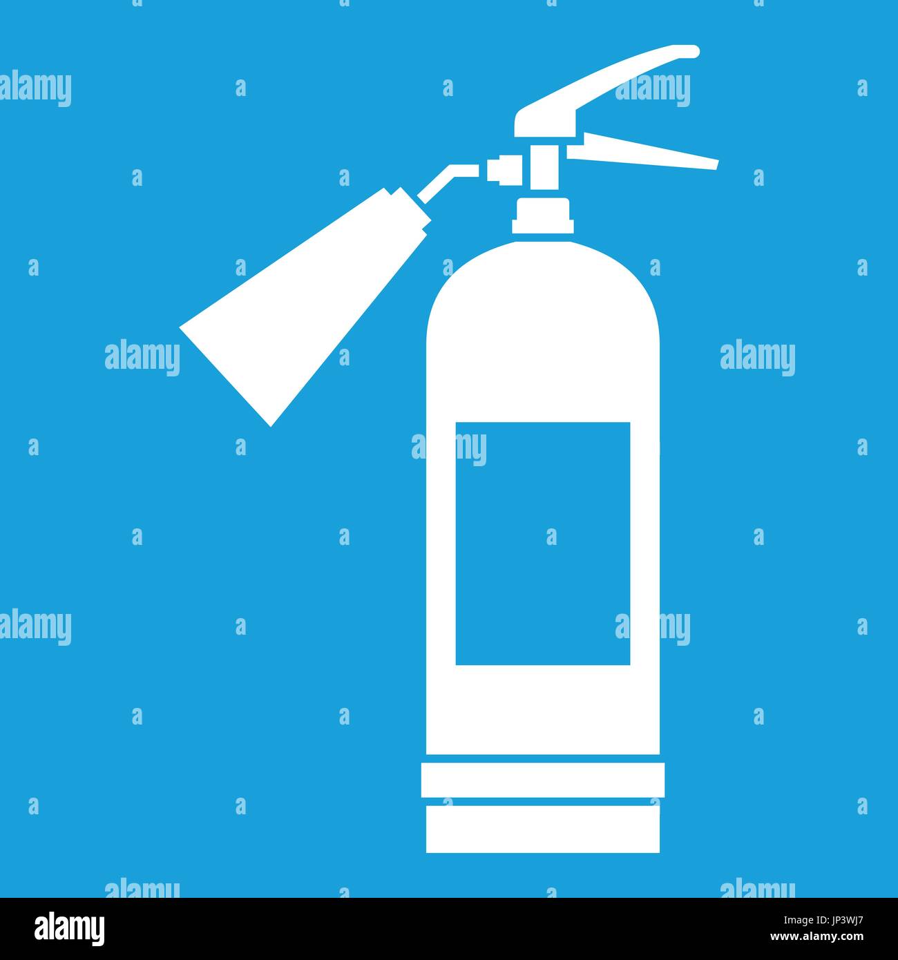 Fire extinguisher icon white Stock Vector Image & Art - Alamy