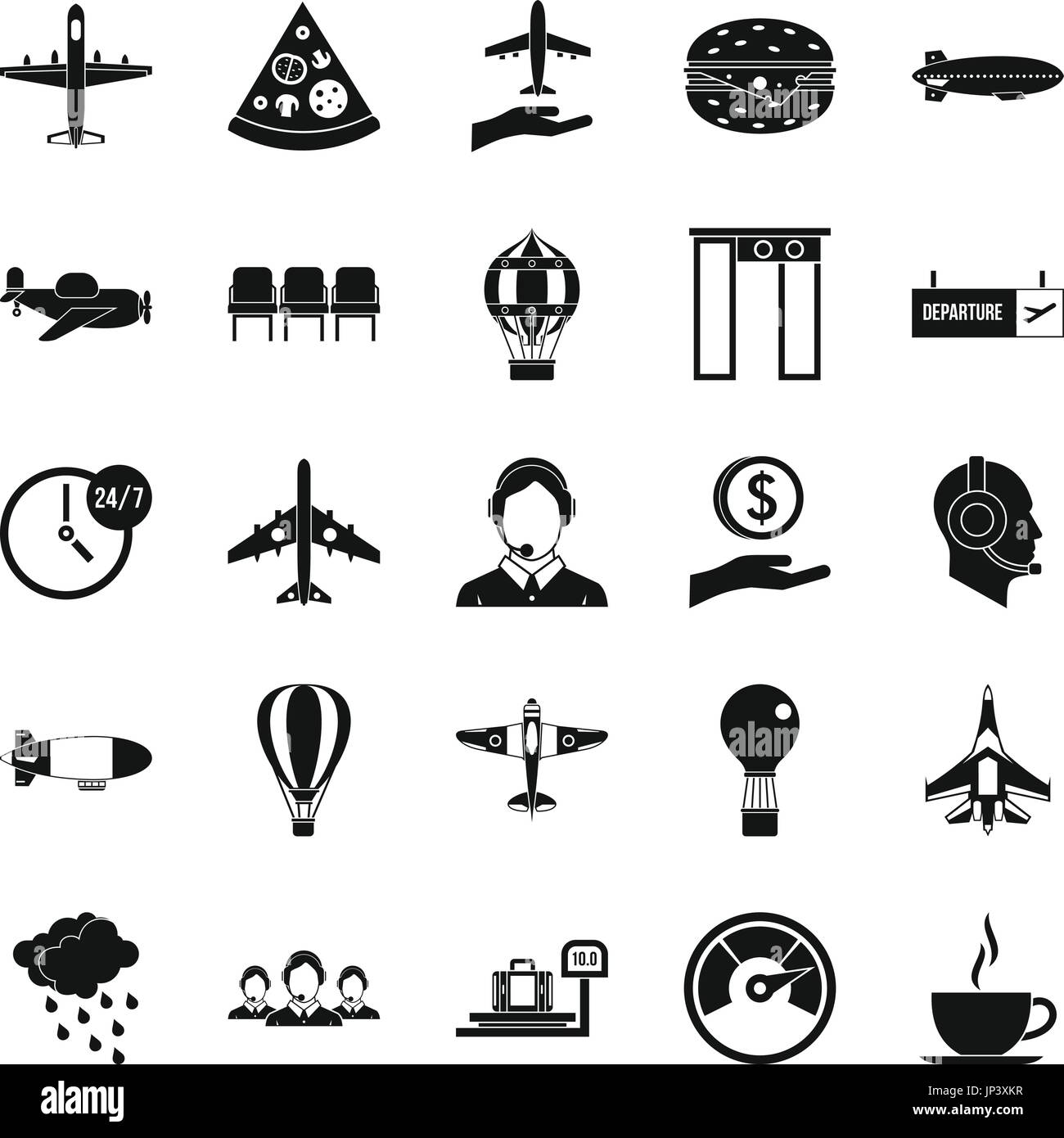 Vessel icons set, simple style Stock Vector Image & Art - Alamy