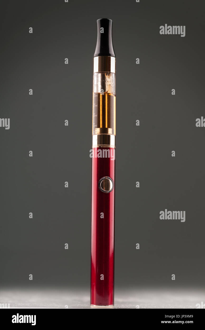 Electric cigarettes isolated on the white Stock Photo - Alamy