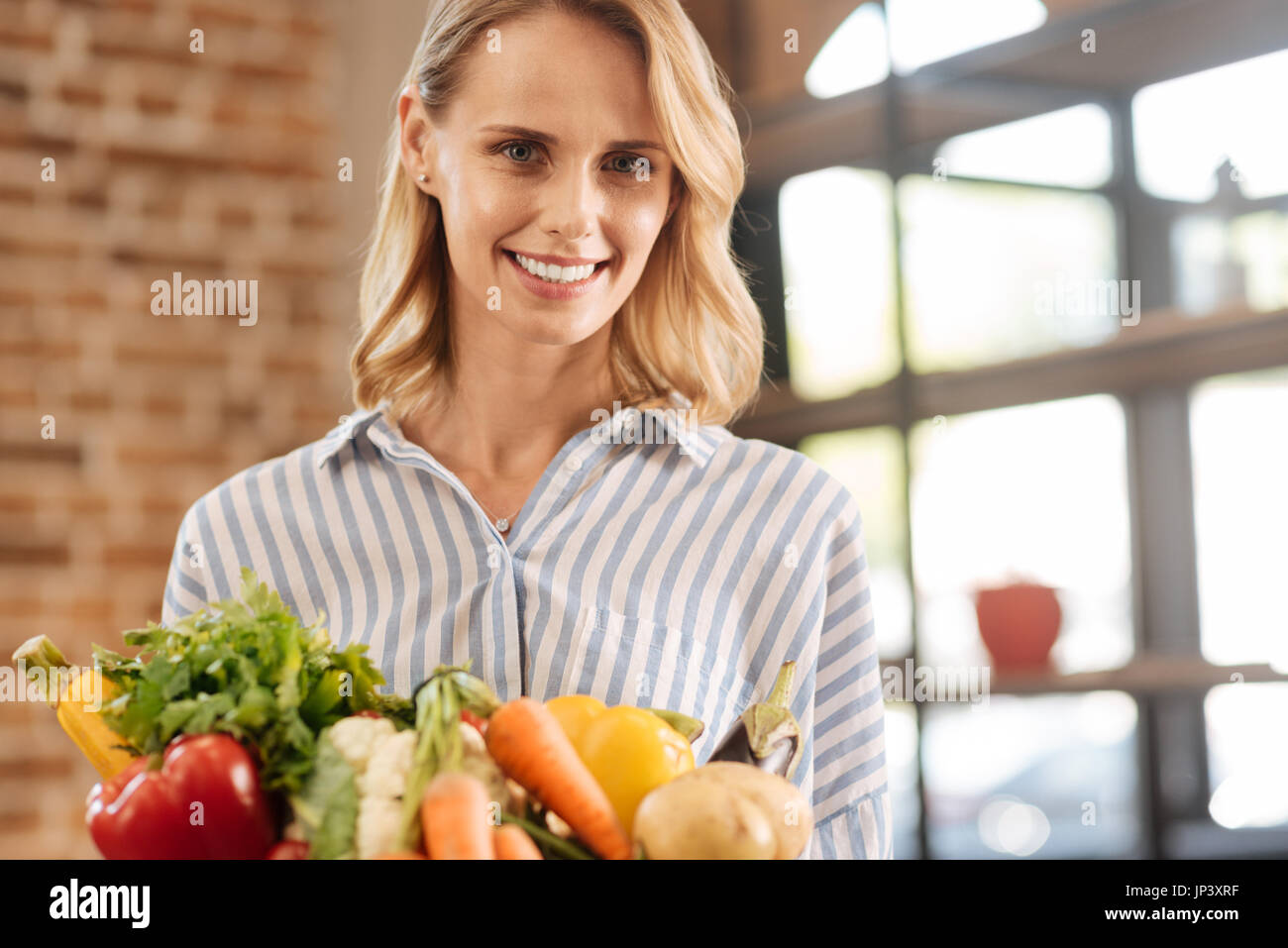 Young admirable woman committed to her lifestyle Stock Photo - Alamy