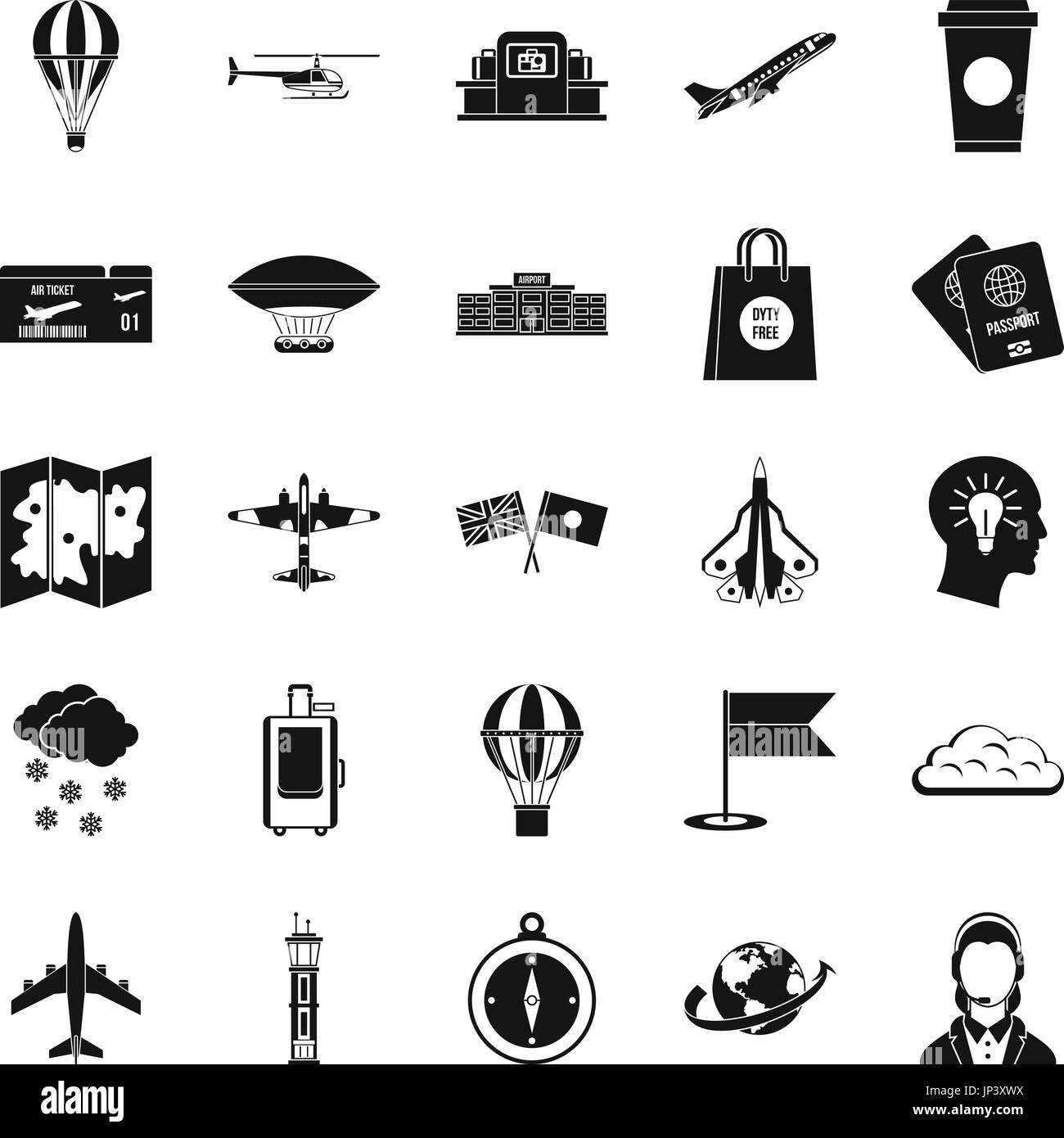 Craft icons set, simple style Stock Vector Image & Art - Alamy