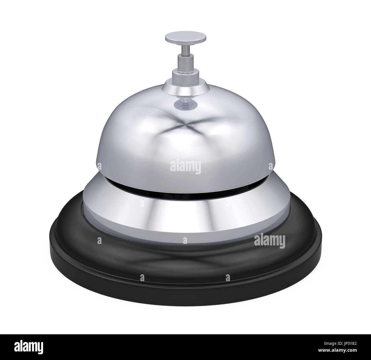 Reception Bell Isolated Stock Photo - Alamy