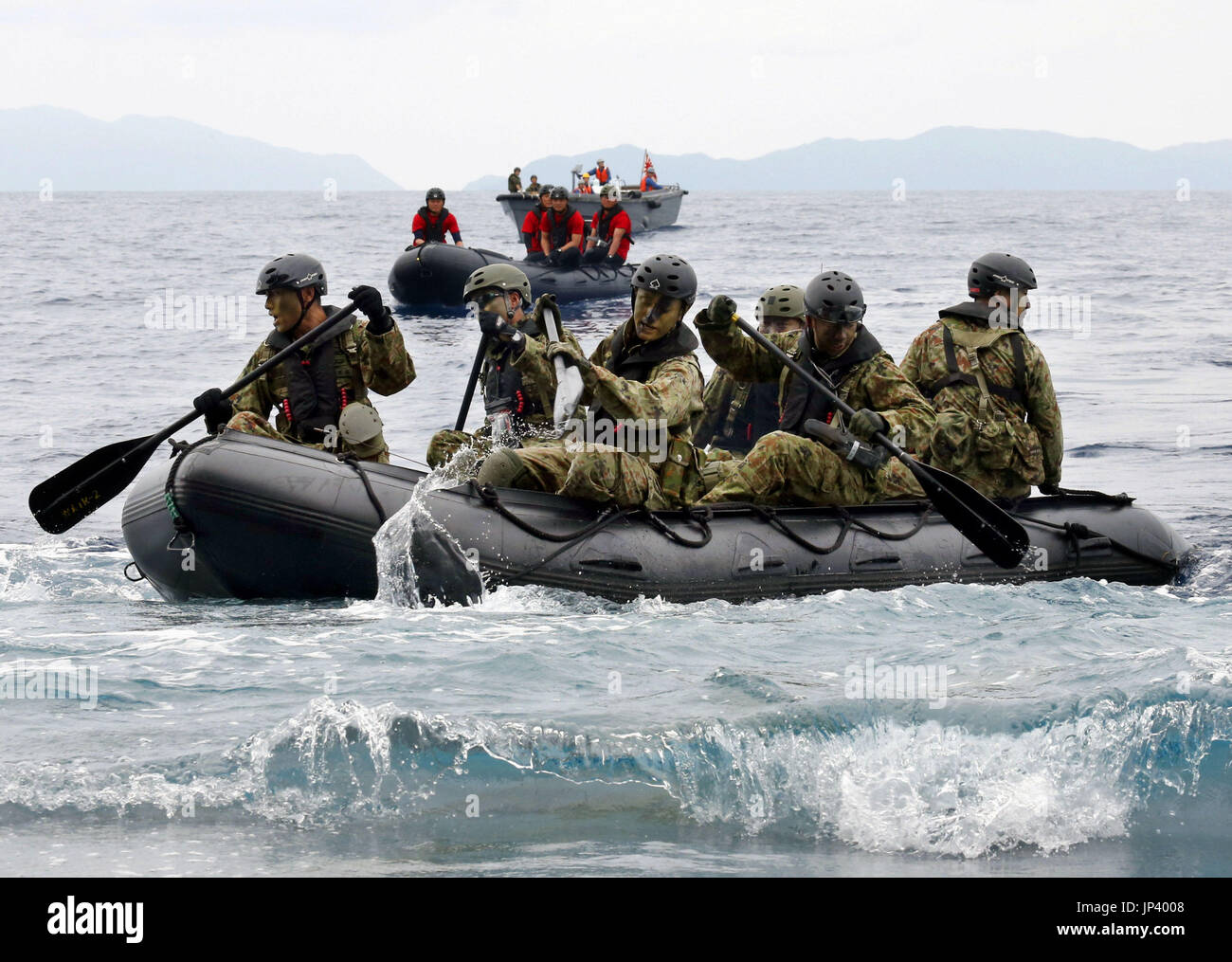 SETOUCHI, Japan - Ground Self-Defense Force personnel trained to ...