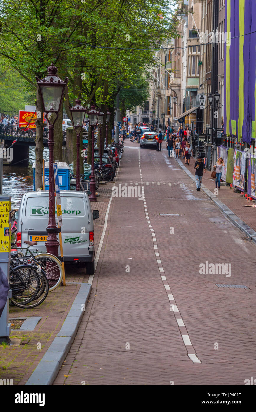 The small streets along the Canals in Amsterdam - AMSTERDAM ...