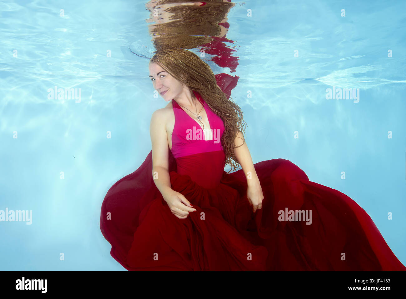 Beautiful european blonde model hi-res stock photography and images - Alamy