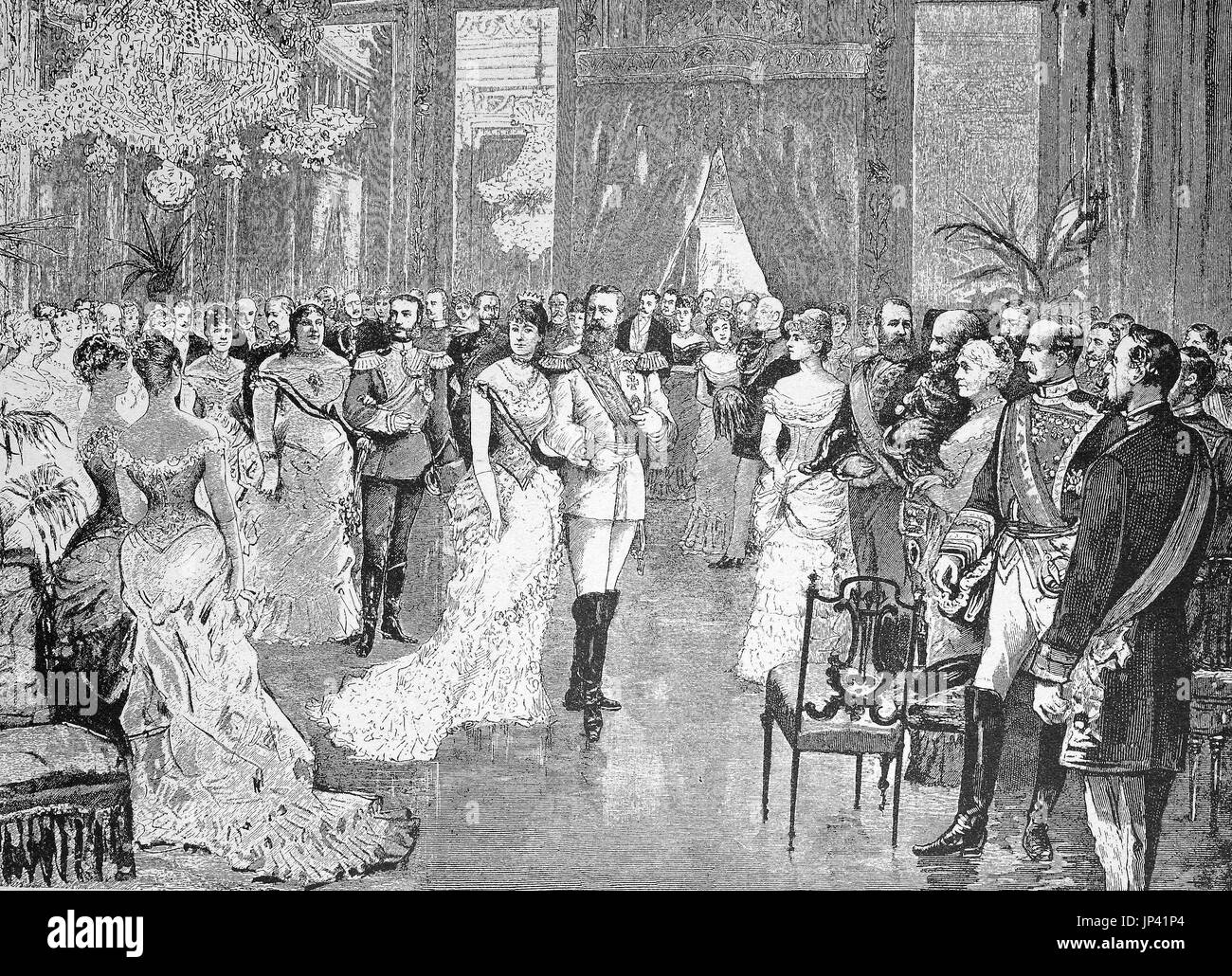 Crown Prince Friedrich Wilhelm at the Royal Court of Madrid in November ...